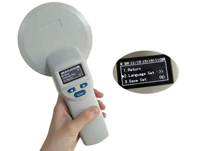 Animal Handheld RFID Microchip Reader - MEDICUS-VET